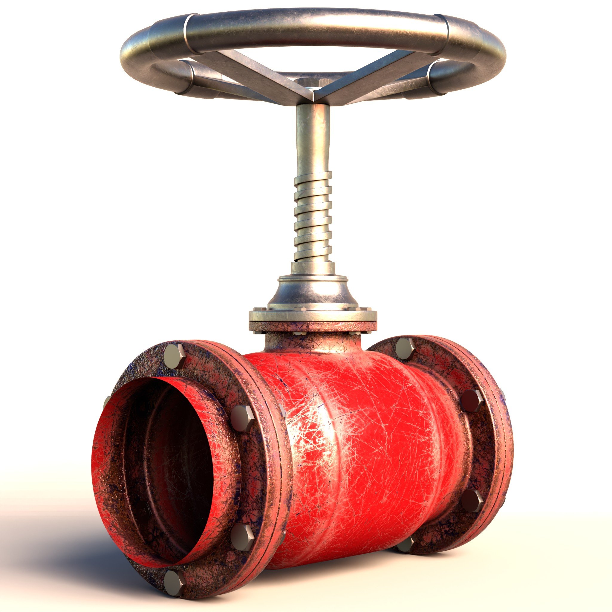 Shut-off valve | Industrial Equipment models | BlenderKit