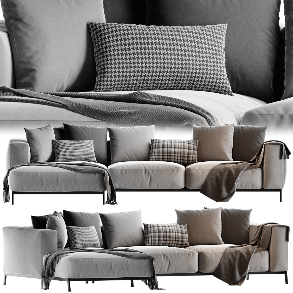 Sofa E | Sofas models | BlenderKit