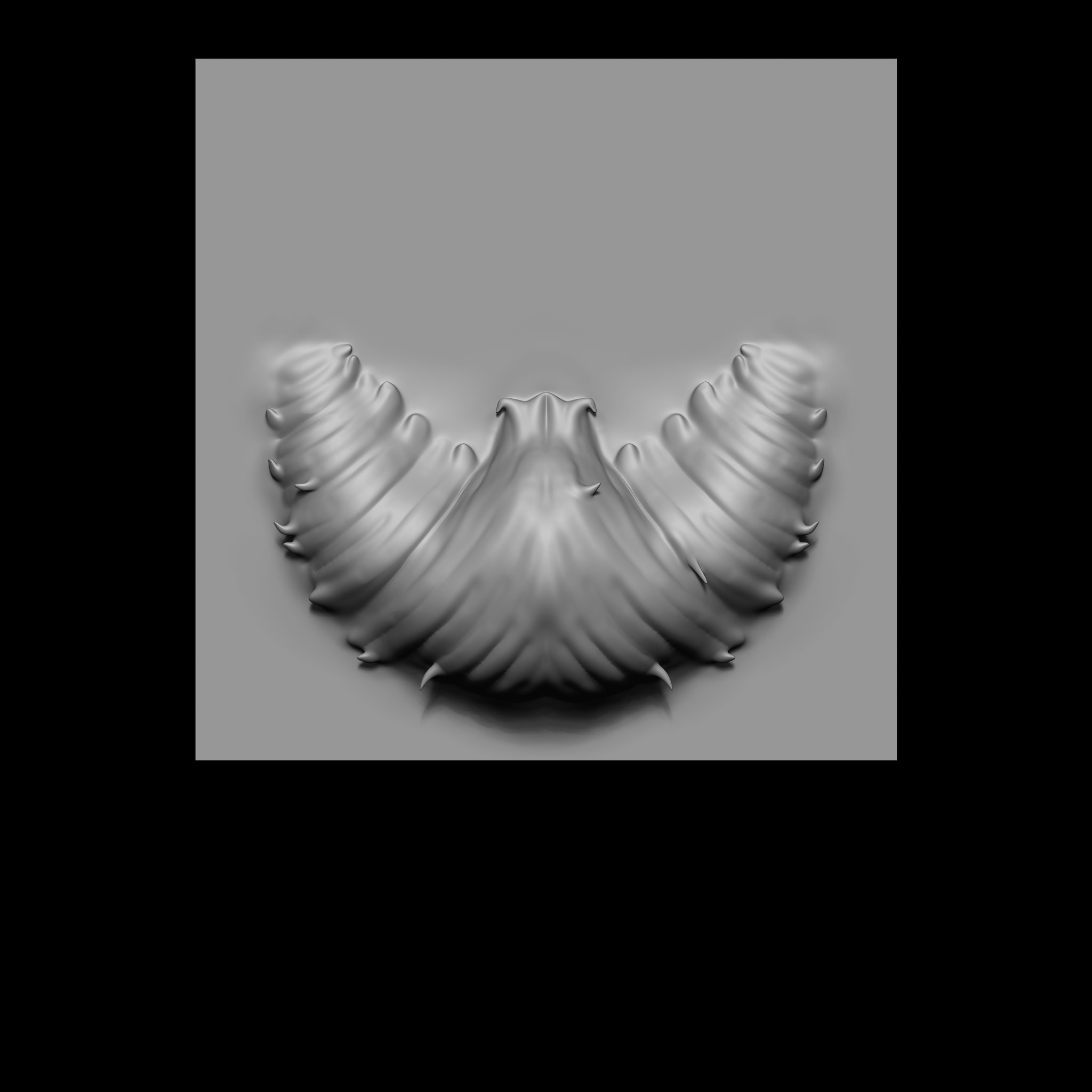 NS Stylized beard round | Human Hair & Nails brushes | BlenderKit