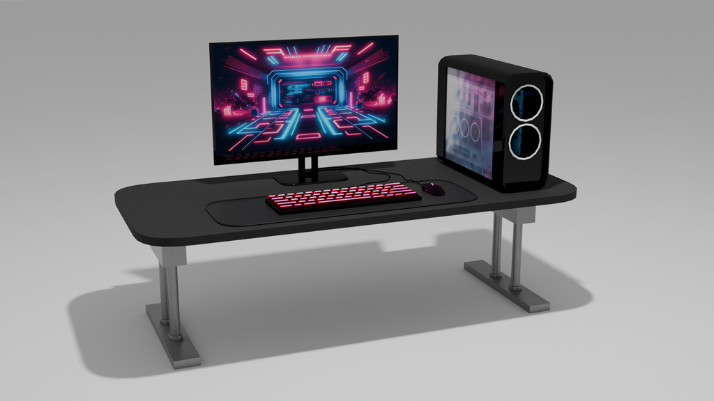 PC Gamer Set | FREE Desktops models | BlenderKit