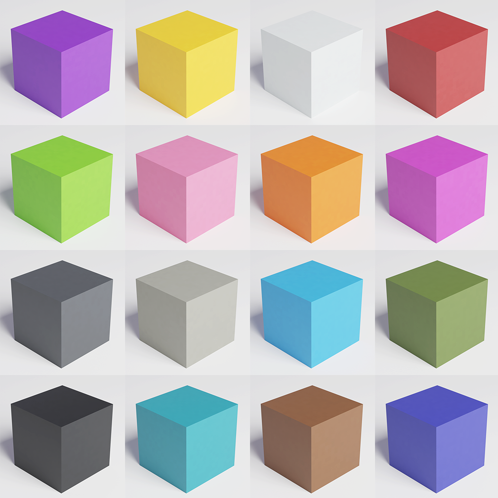 Minecraft Concrete | Floor Coverings models | BlenderKit