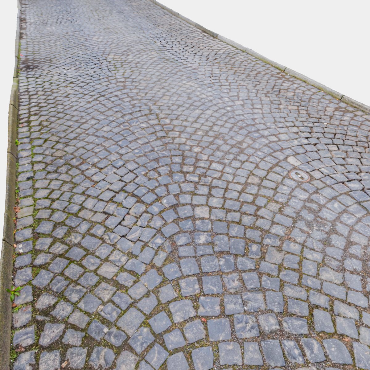 Cobblestone street | Urban Environment models | BlenderKit