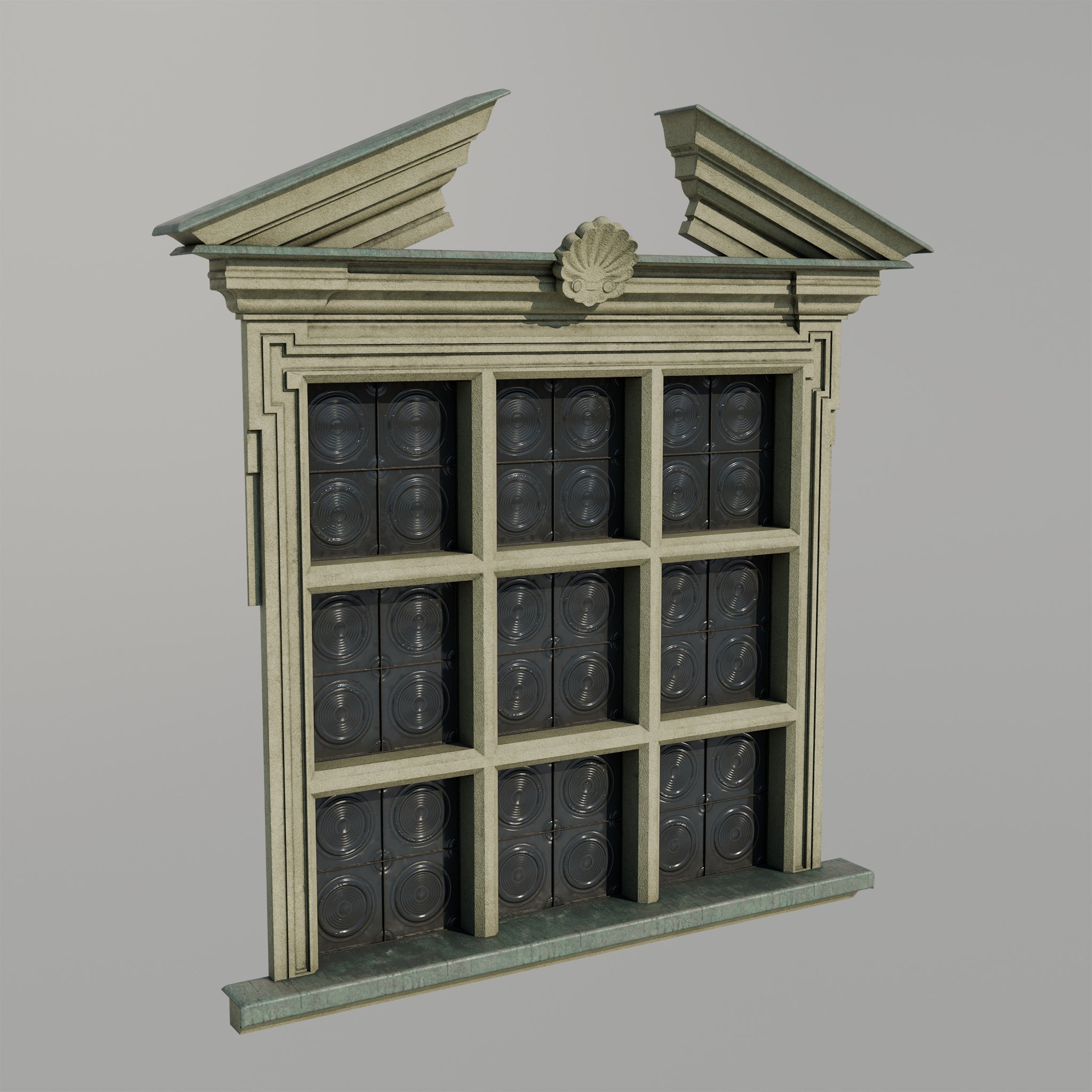 Baroque Window | FREE Windows models | BlenderKit