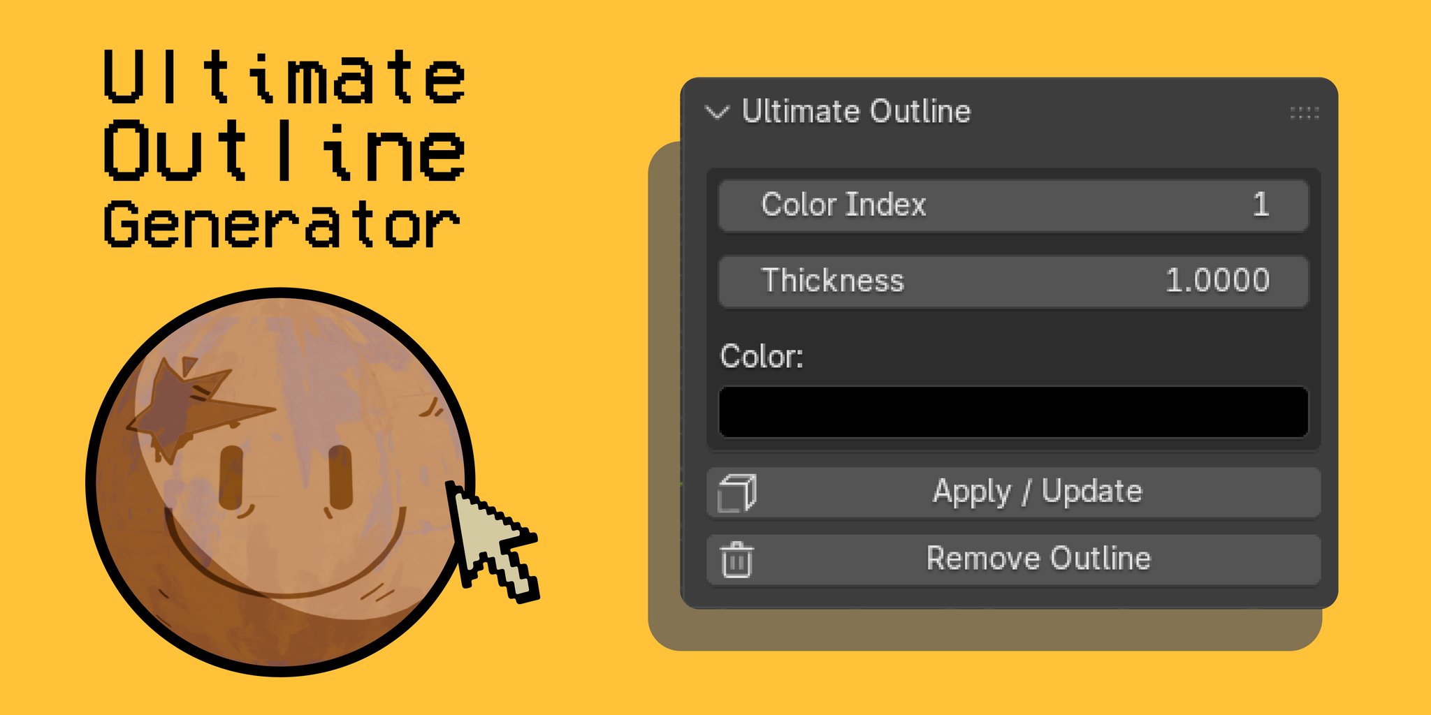 Ultimate Outline Generator (Eevee & Cycles) | BlenderKit