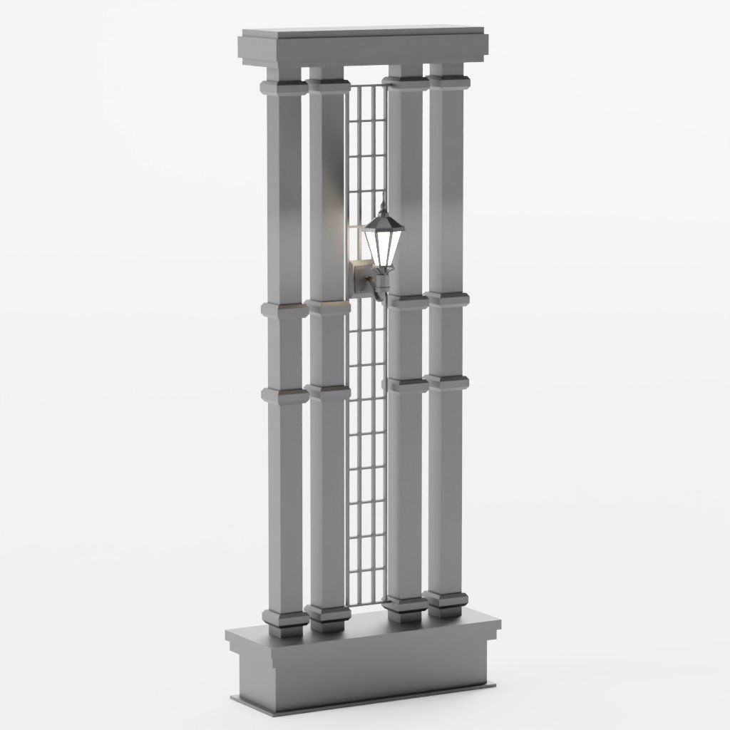 Metal Pillar | FREE Architectural Structures models | BlenderKit