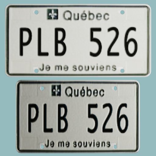 Québec Licence plate PL | FREE Vehicle Parts models | BlenderKit
