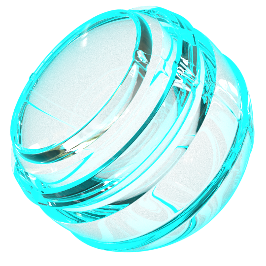 BlenderKit | Download the FREE Glow Glass 02 material