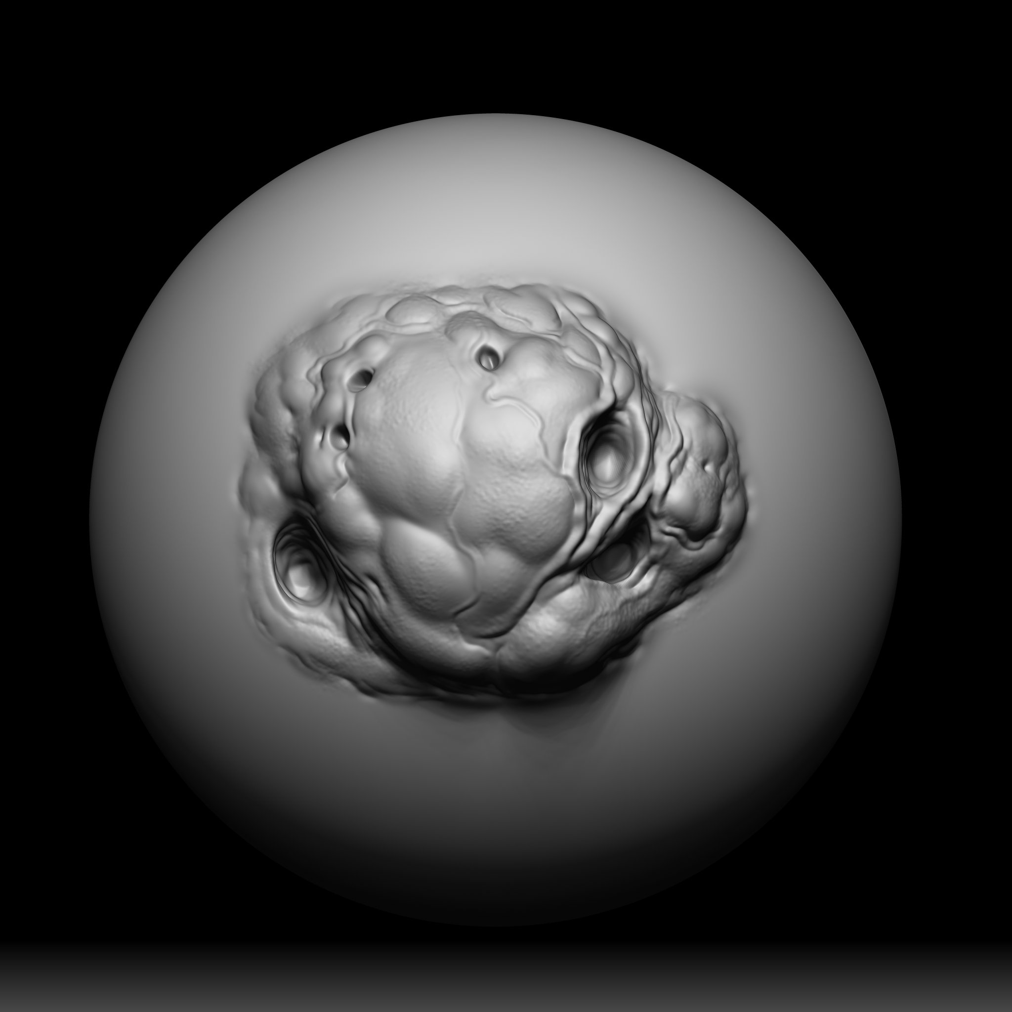 NS Mutant Growth holes deformed | animal brushes | BlenderKit