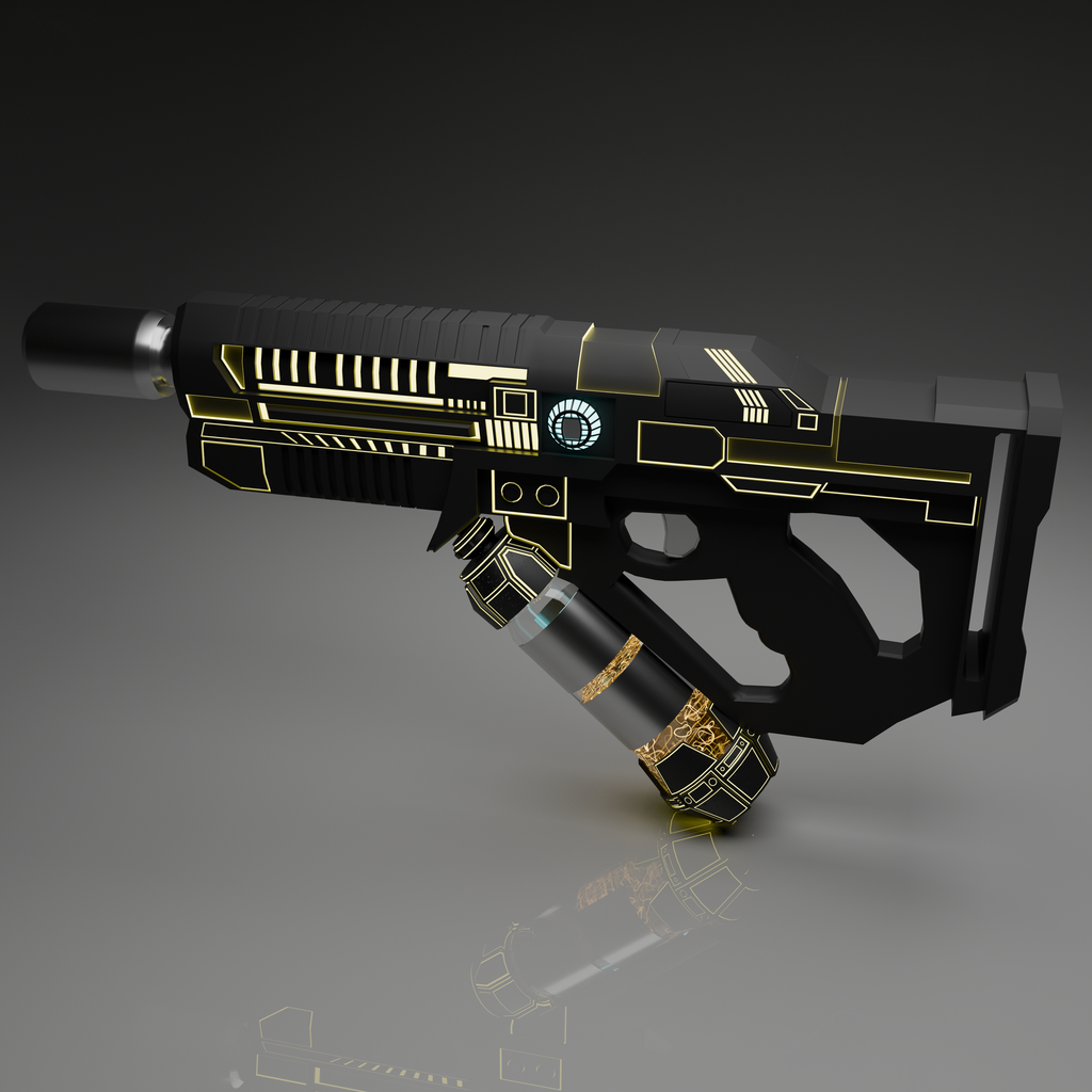 Sci fi Flamethrower | Sci-Fi Weapons models | BlenderKit