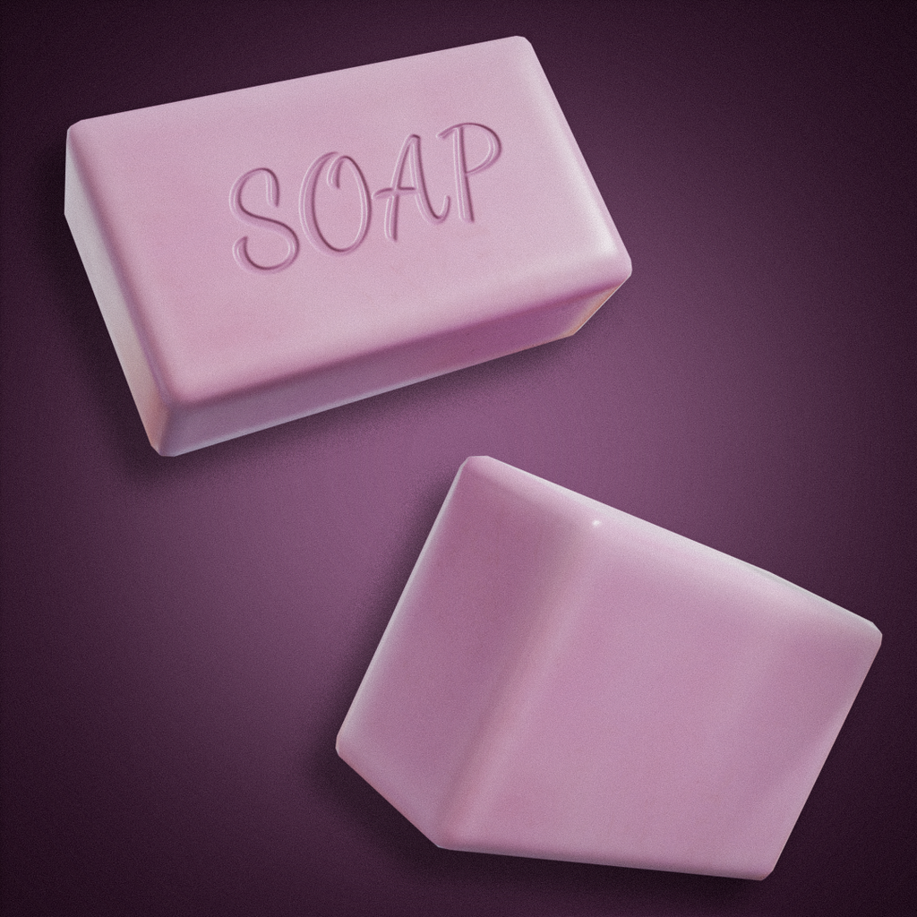 Rectangular Soap Bar | Interior Design models | BlenderKit