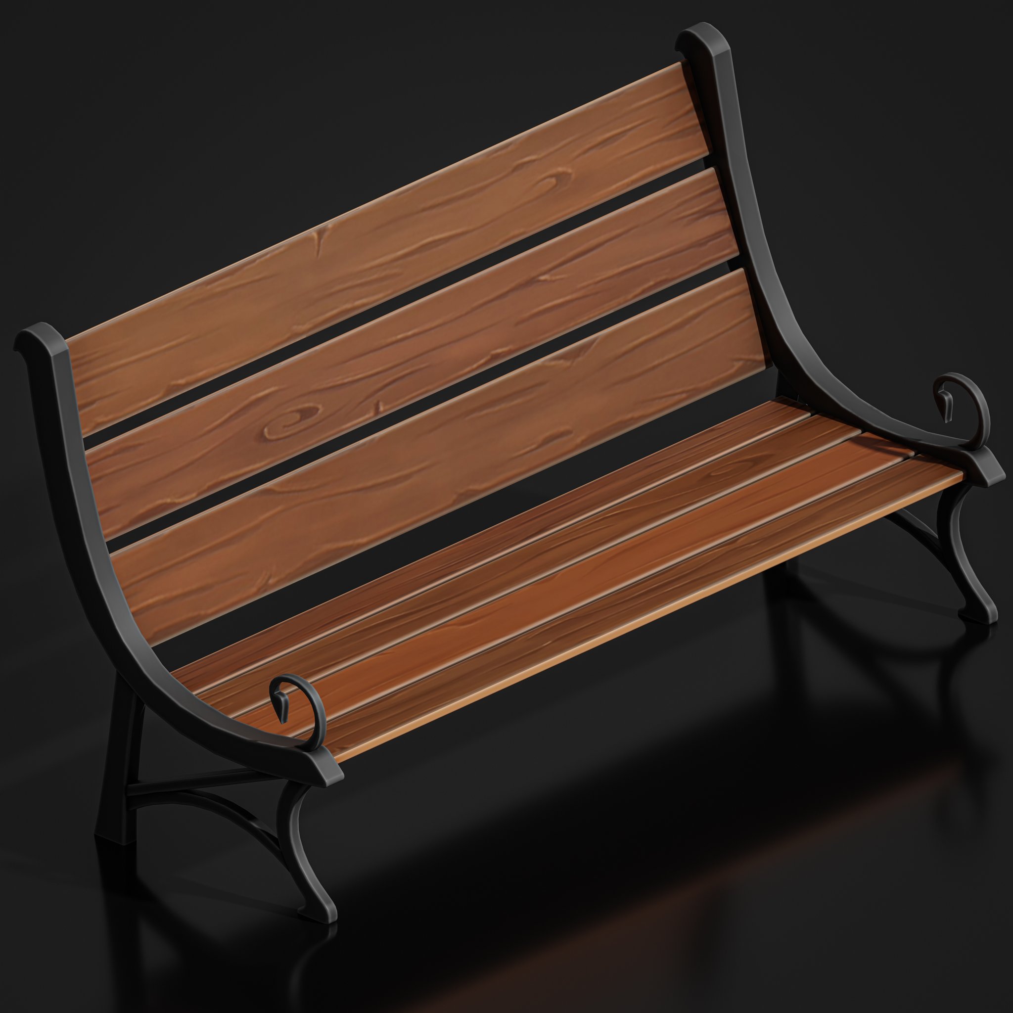 Bench | Benches models | BlenderKit