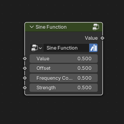 Sine Function Node | FREE Geometry Nodes Node Groups | BlenderKit