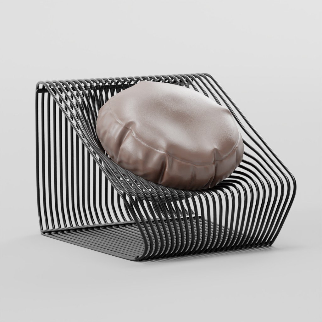 Wire Metal Sofa | Sofas models | BlenderKit