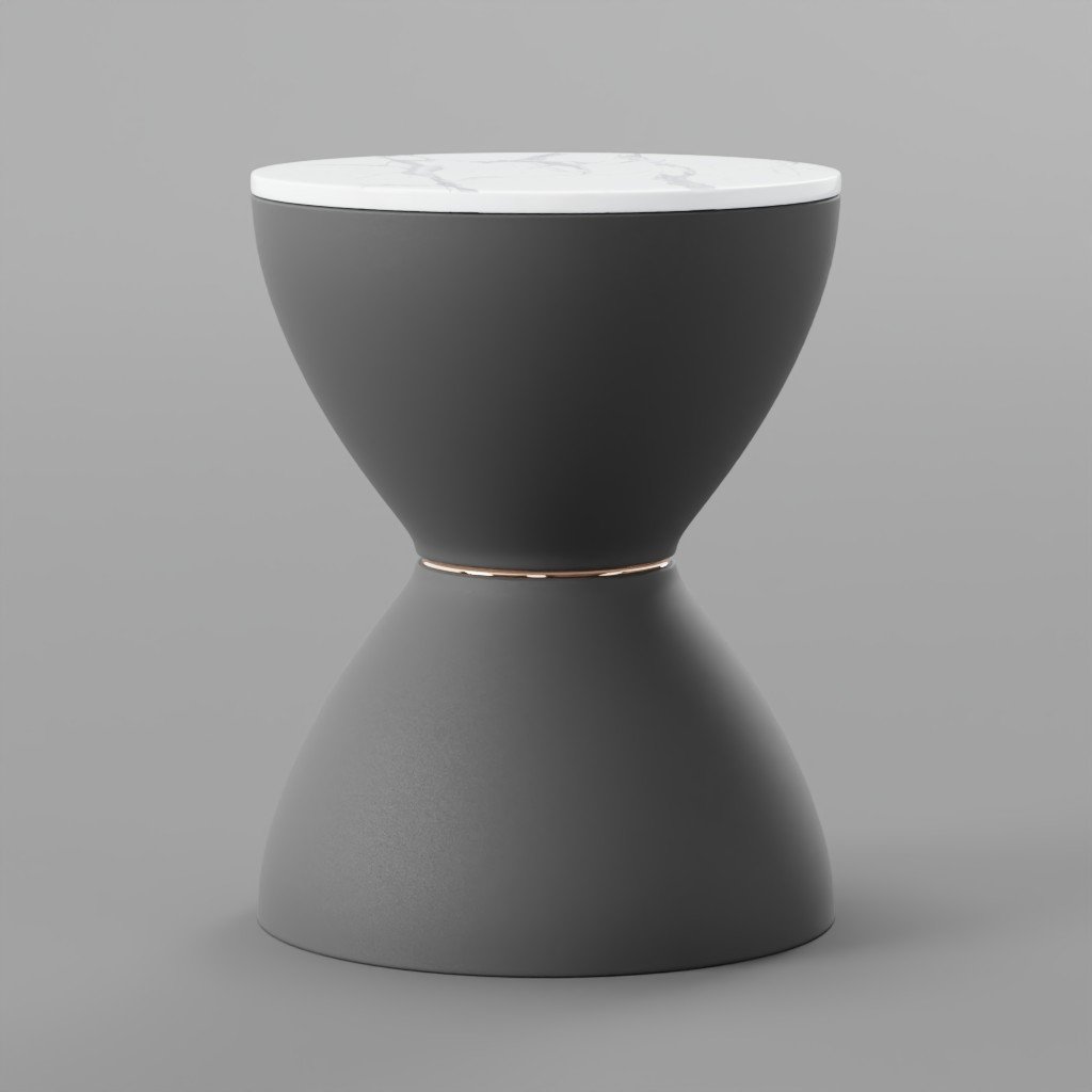 Hourglass Side Table | FREE Tables models | BlenderKit