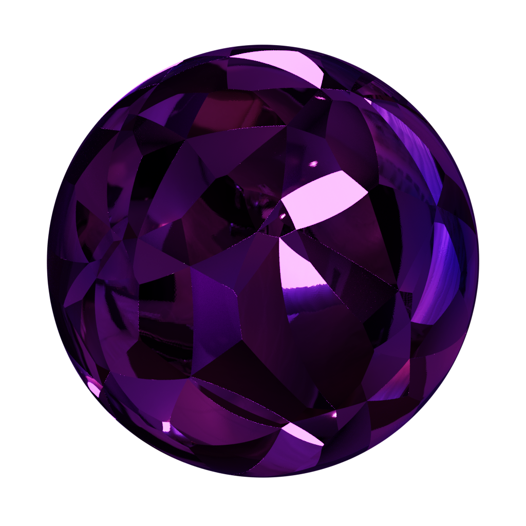 Amethyst Shard | FREE glass materials | BlenderKit