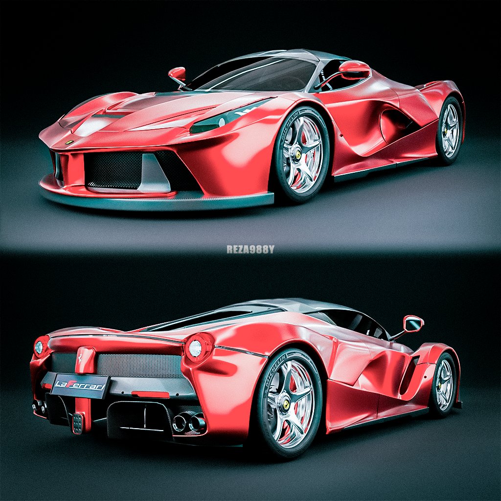 Car Ferrari Laferrari 2013 | Luxury Cars models | BlenderKit