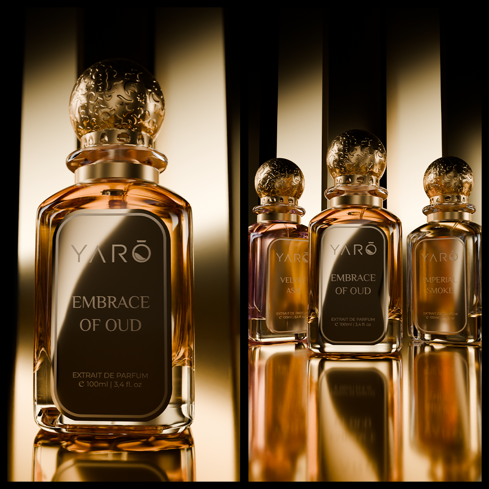 Perfume flavours revealing shot | Mockup scenes | BlenderKit