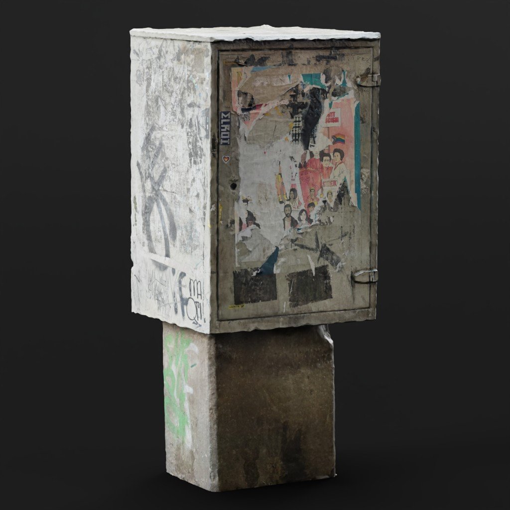 Electrical Utility Box (Scanned) | FREE Urban Environment models ...