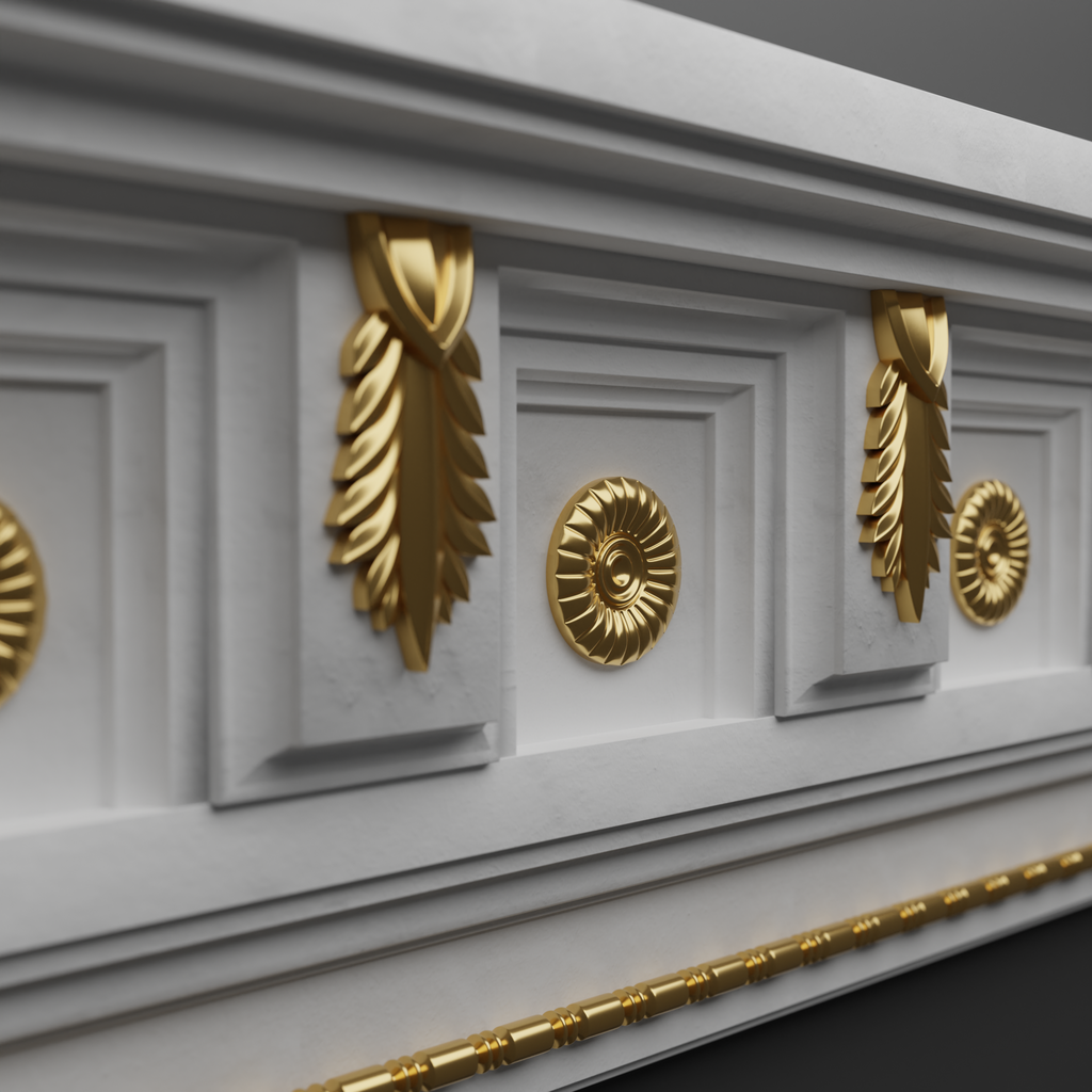Cornice | FREE Molding / Carving models | BlenderKit