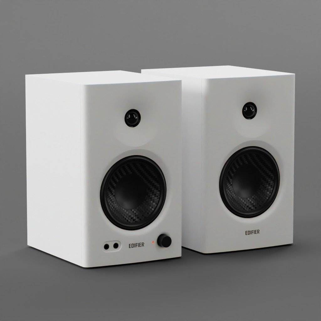 Edifier MR4 | Audio Devices models | BlenderKit