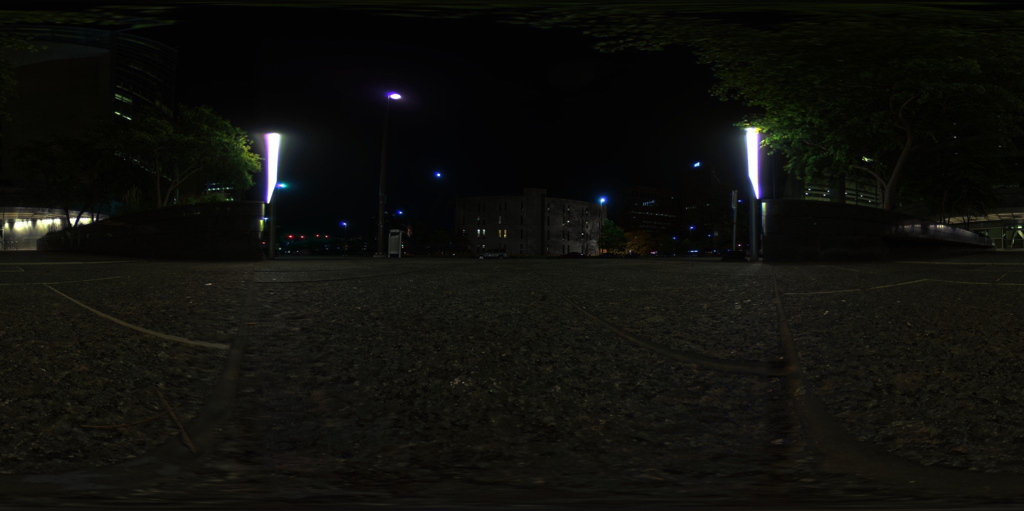 Night downtown | Urban Elements HDRis | BlenderKit