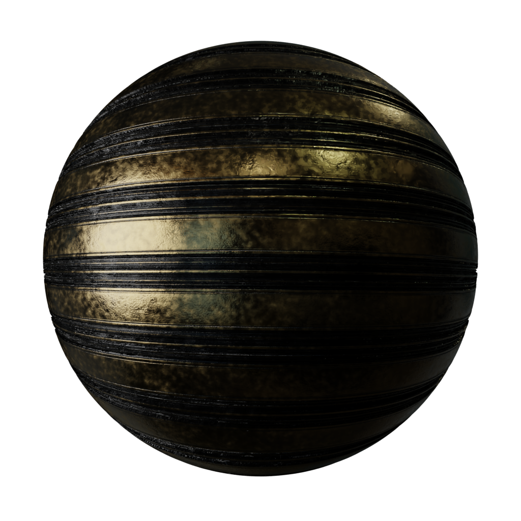Fantasy old brass 14 | FREE metal materials | BlenderKit