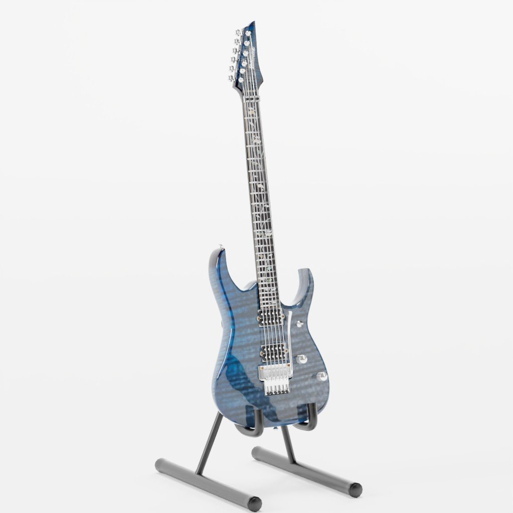 Ibanez Rg Custom | Musical Instruments models | BlenderKit