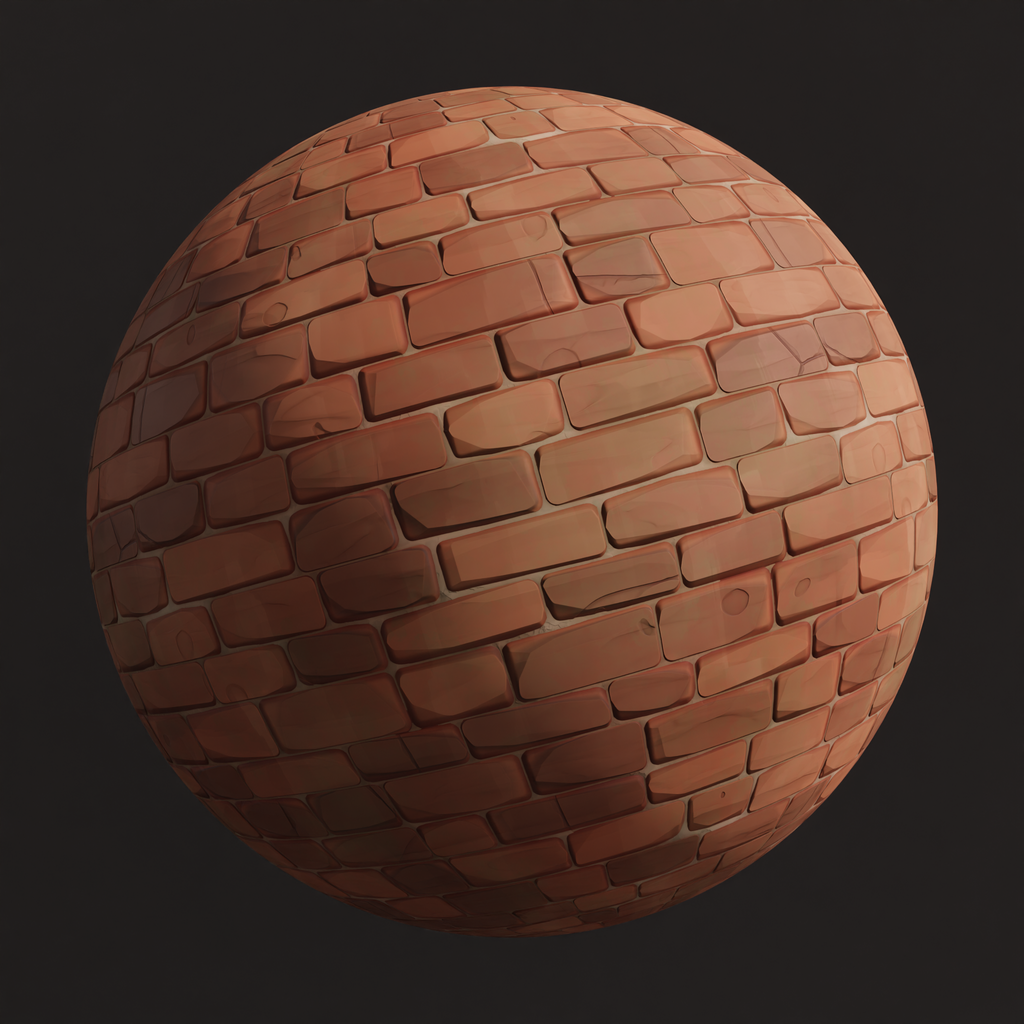 Stylized Brick Wall | FREE bricks materials | BlenderKit