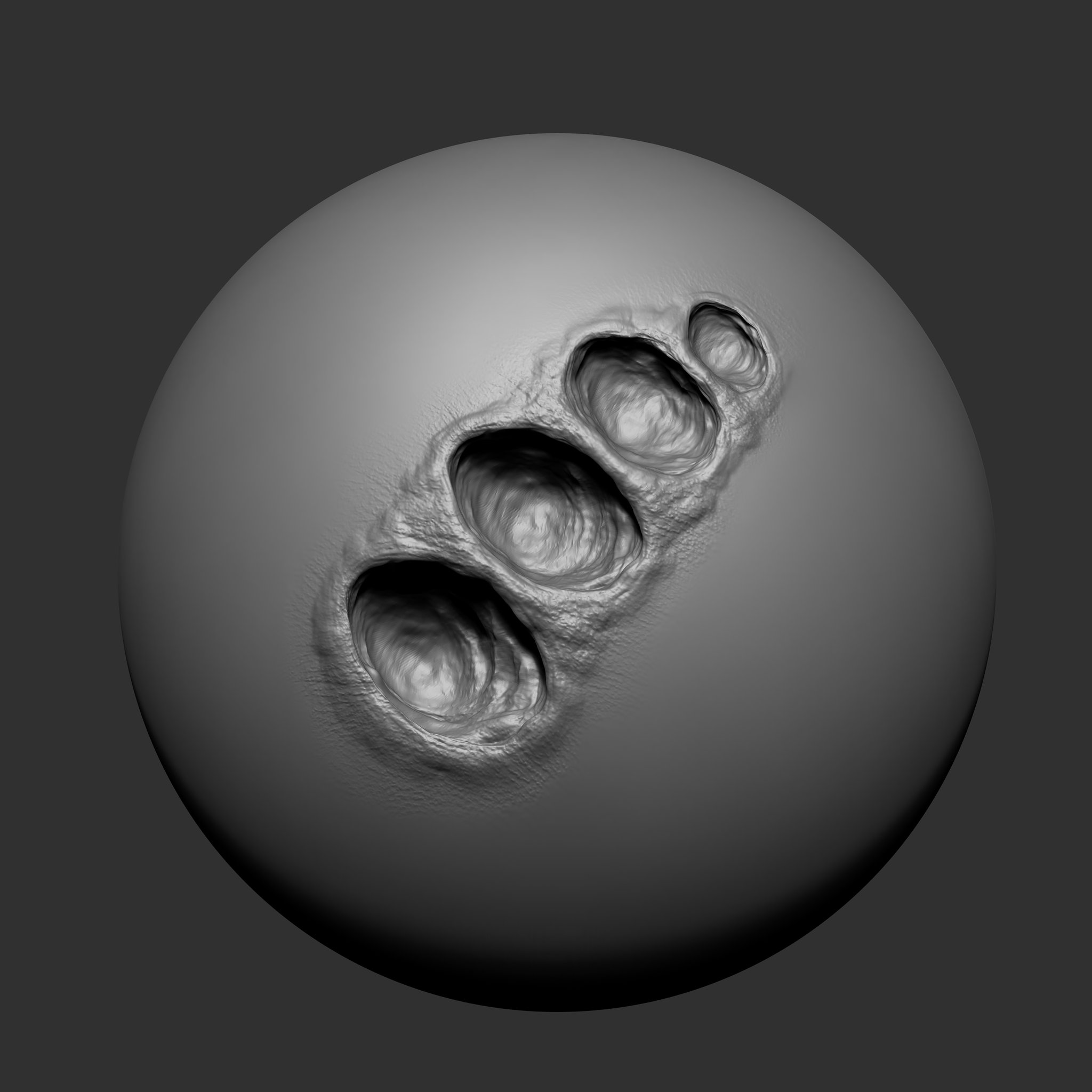 NS Alien Creature Hole Line | misc brushes | BlenderKit