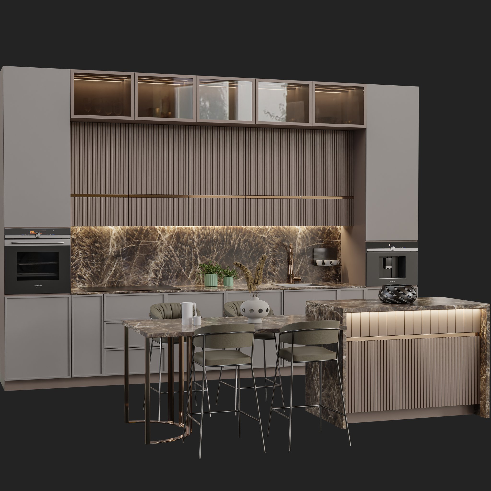 Kitchen B | Kitchen Appliances models | BlenderKit
