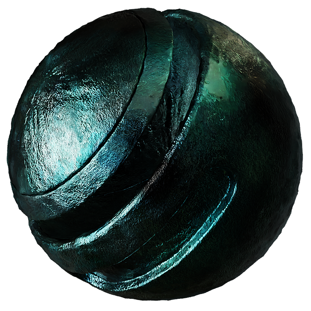Metal Rust Black Teal Foil | FREE metal materials | BlenderKit