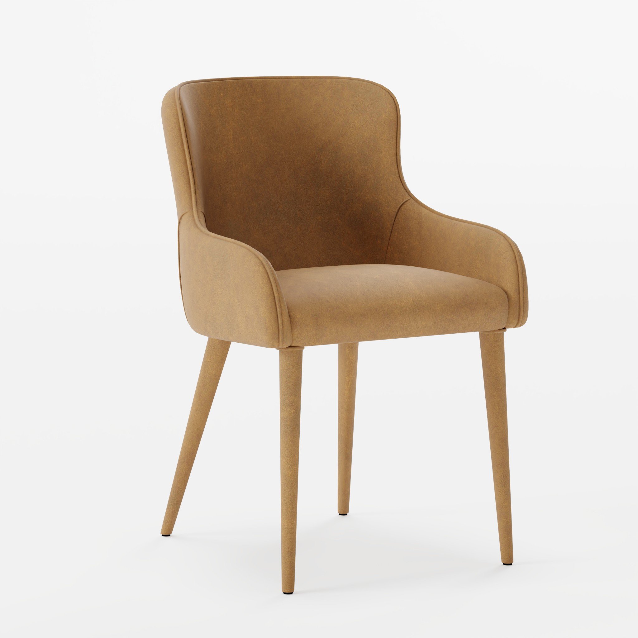 Nicola Slope Arm Dolce Faux Dining | Armchairs models | BlenderKit