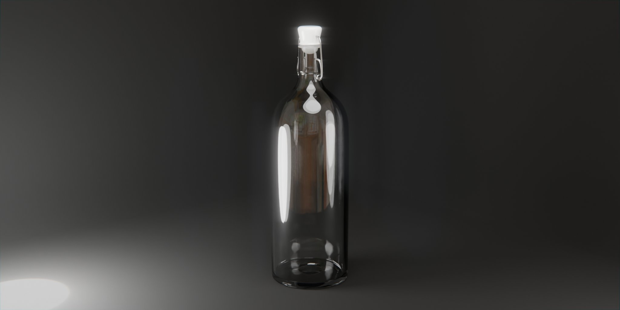 Korken Bottle 1l (34oz) | Food / Drinks models | BlenderKit