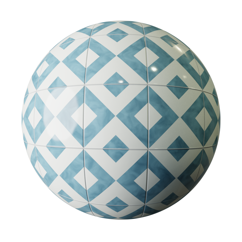 Decorated Ceramic Tiles FREE 3D Tiles Materials BlenderKit