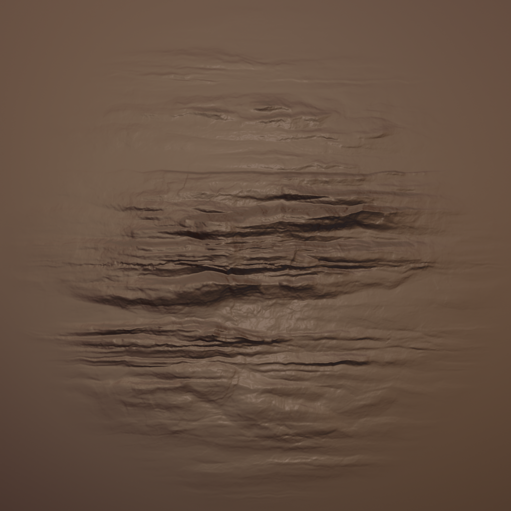 Layered Rock Rugged Brush | rock brushes | BlenderKit