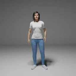 Woman 01 | FREE 3D Women models | BlenderKit