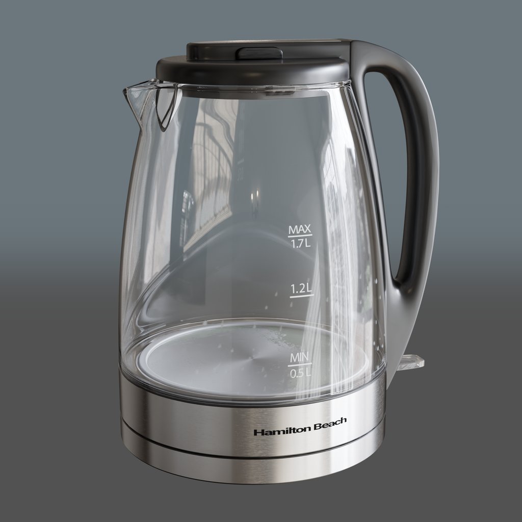 Electric Tea Kettle | Kitchen Appliances models | BlenderKit