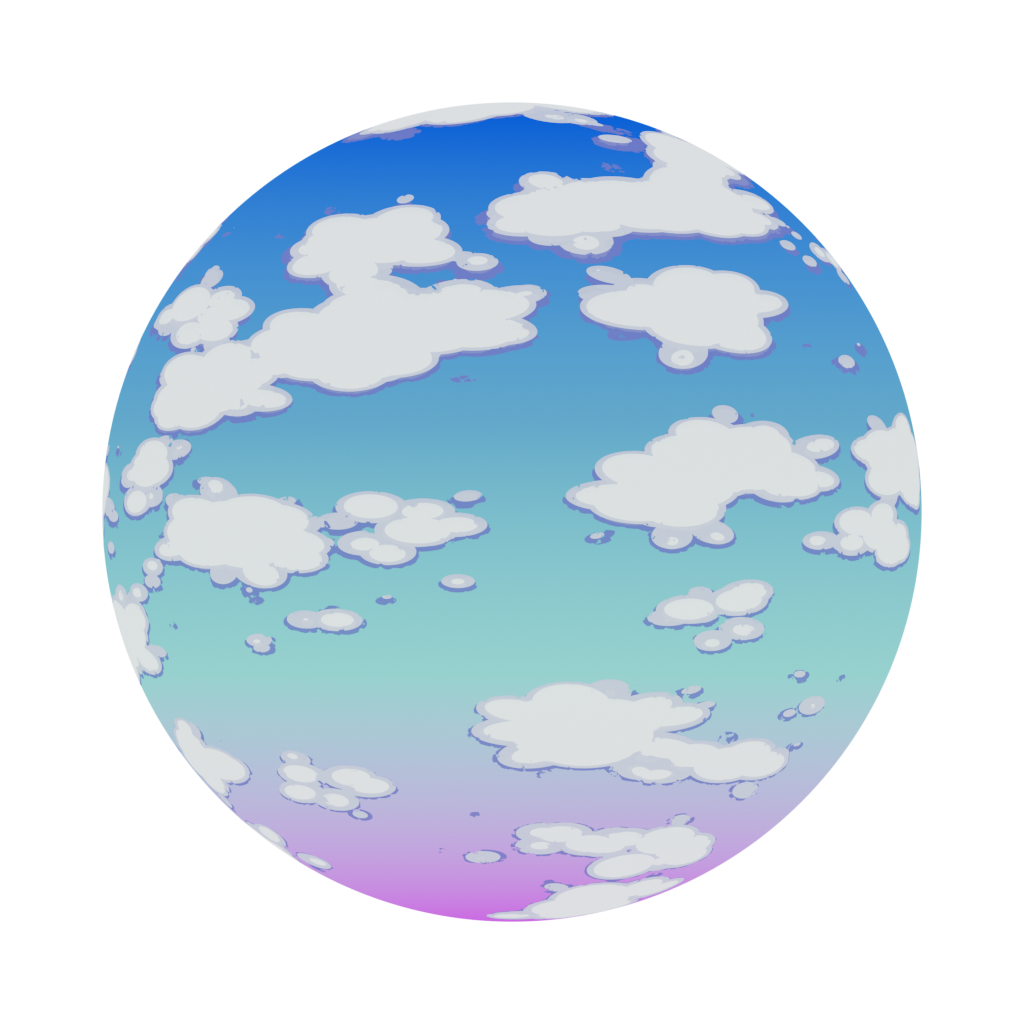 Cartoon Skybox Generator | FREE fx materials | BlenderKit