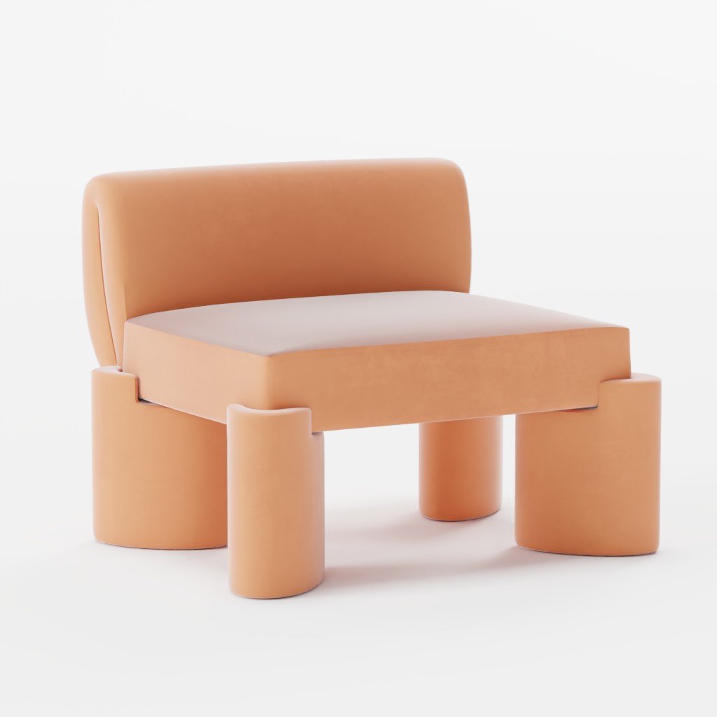 Puffy Chair | Sitting Chairs models | BlenderKit