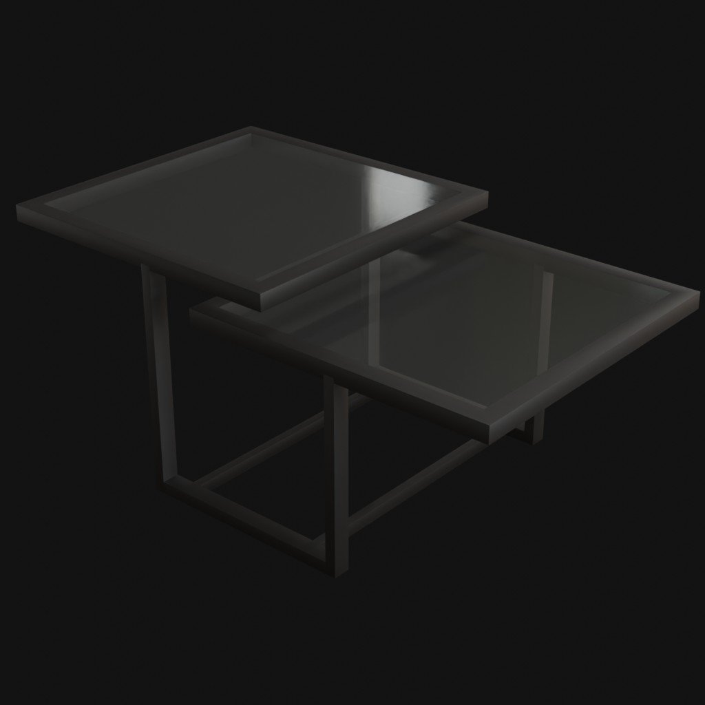 2 level table | Tables models | BlenderKit