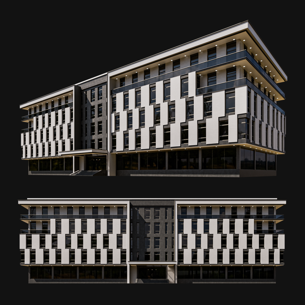 Business Center | Commercial Buildings models | BlenderKit