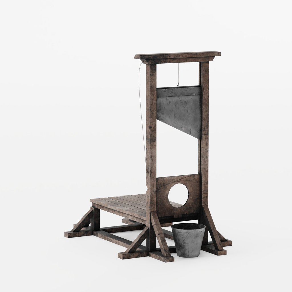Guillotine | Historical Weapons models | BlenderKit