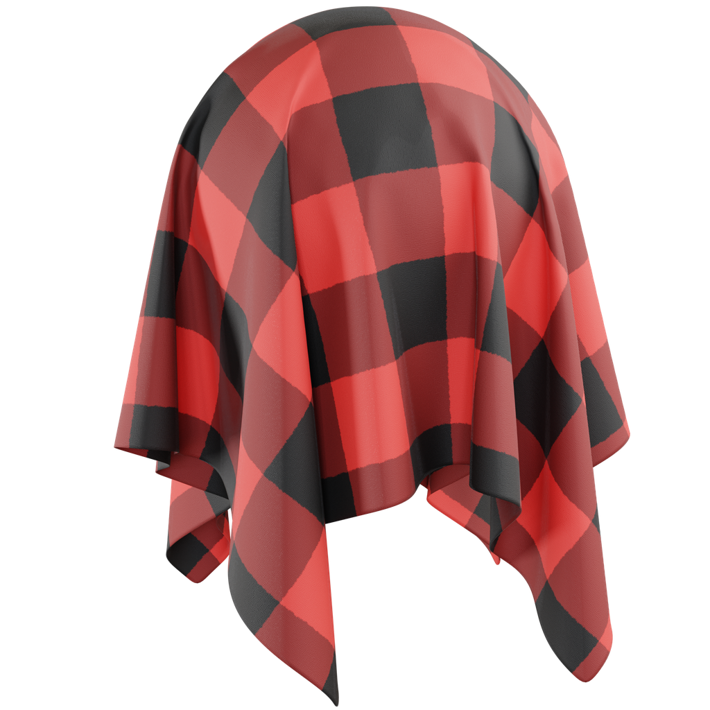Buffolo plaid fabric | FREE fabric materials | BlenderKit