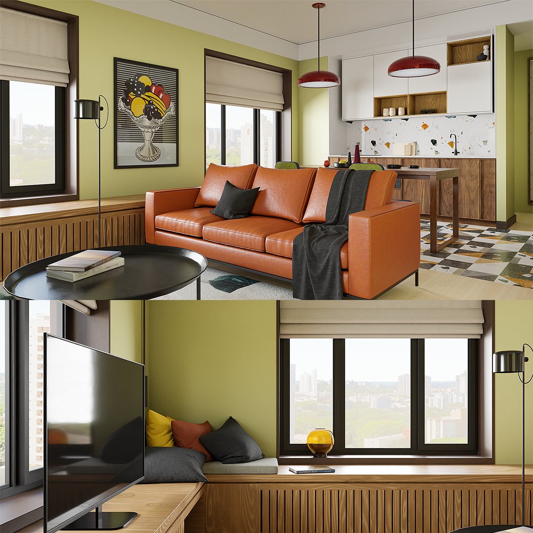 Aparteman | 3D Interior scenes | BlenderKit