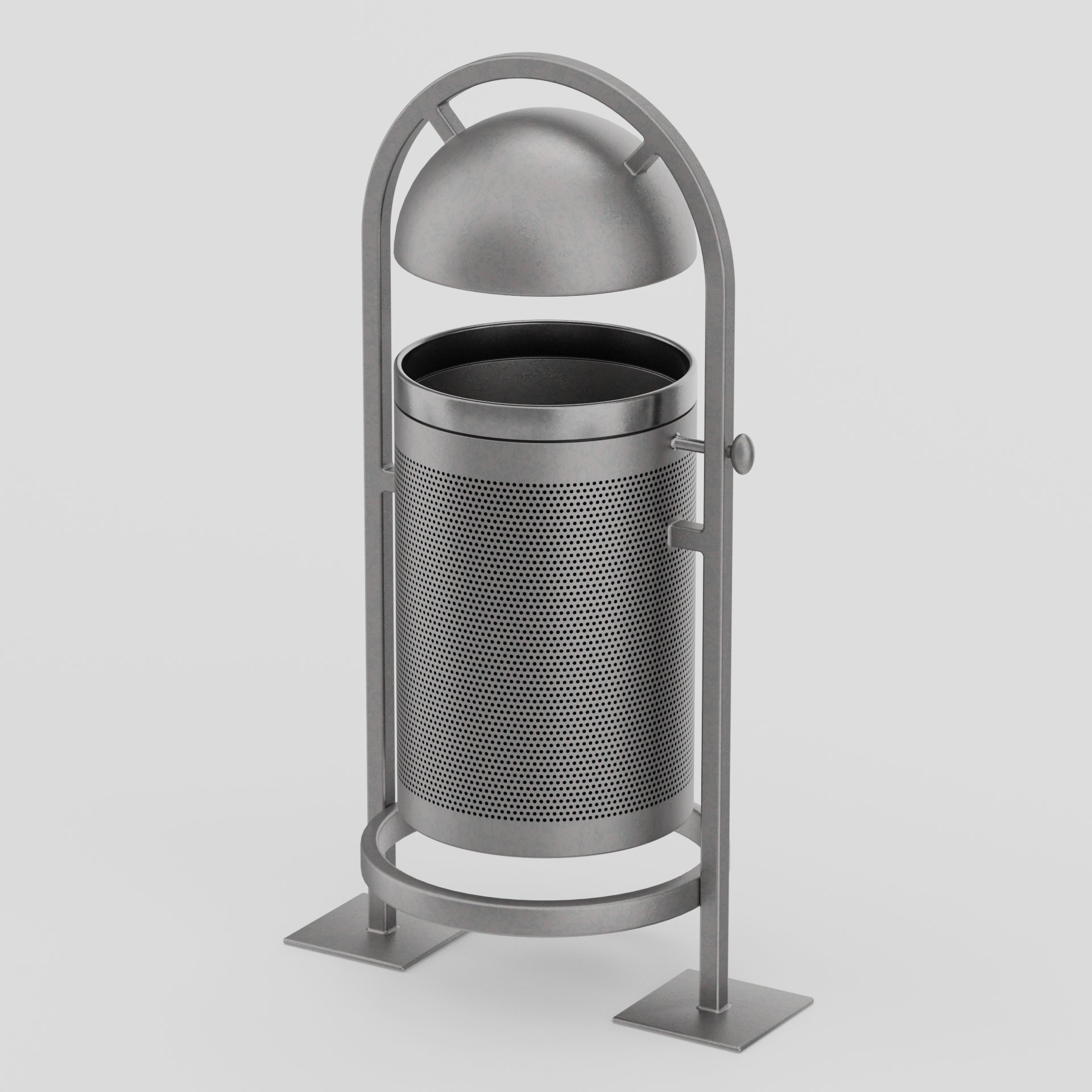 Urban Trash Bin | FREE Urban Environment models | BlenderKit