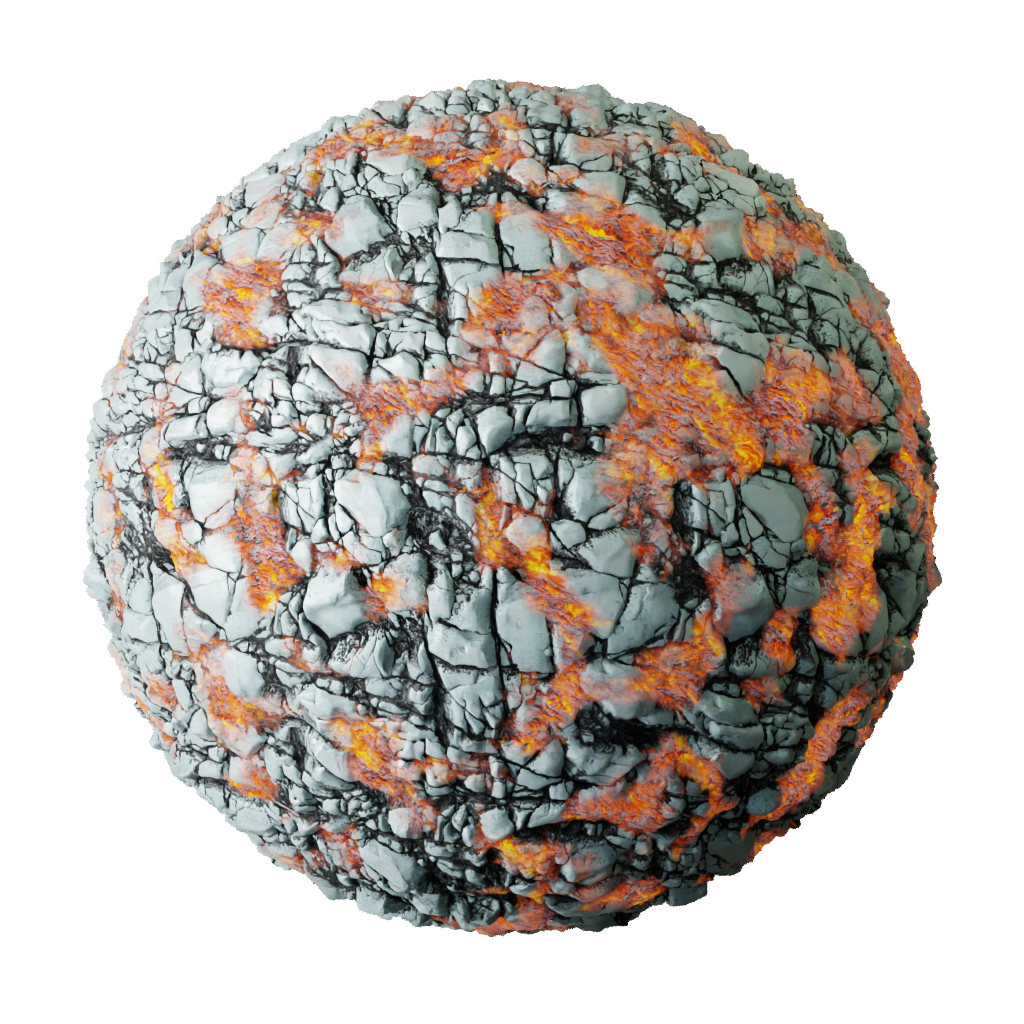 Lava Stone | FREE rock materials | BlenderKit
