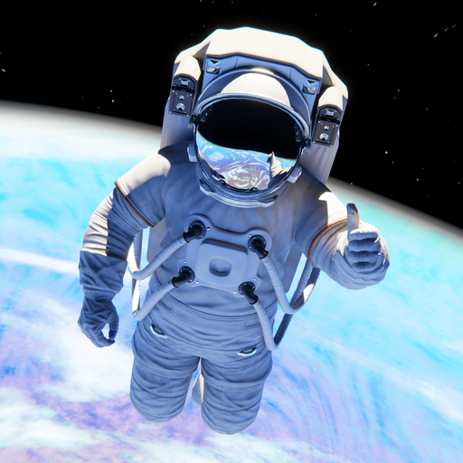 Astronaut lowpoly | Sci-Fi Characters models | BlenderKit