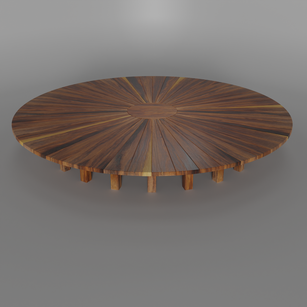 BlenderKit | Download the FREE Big round table. model