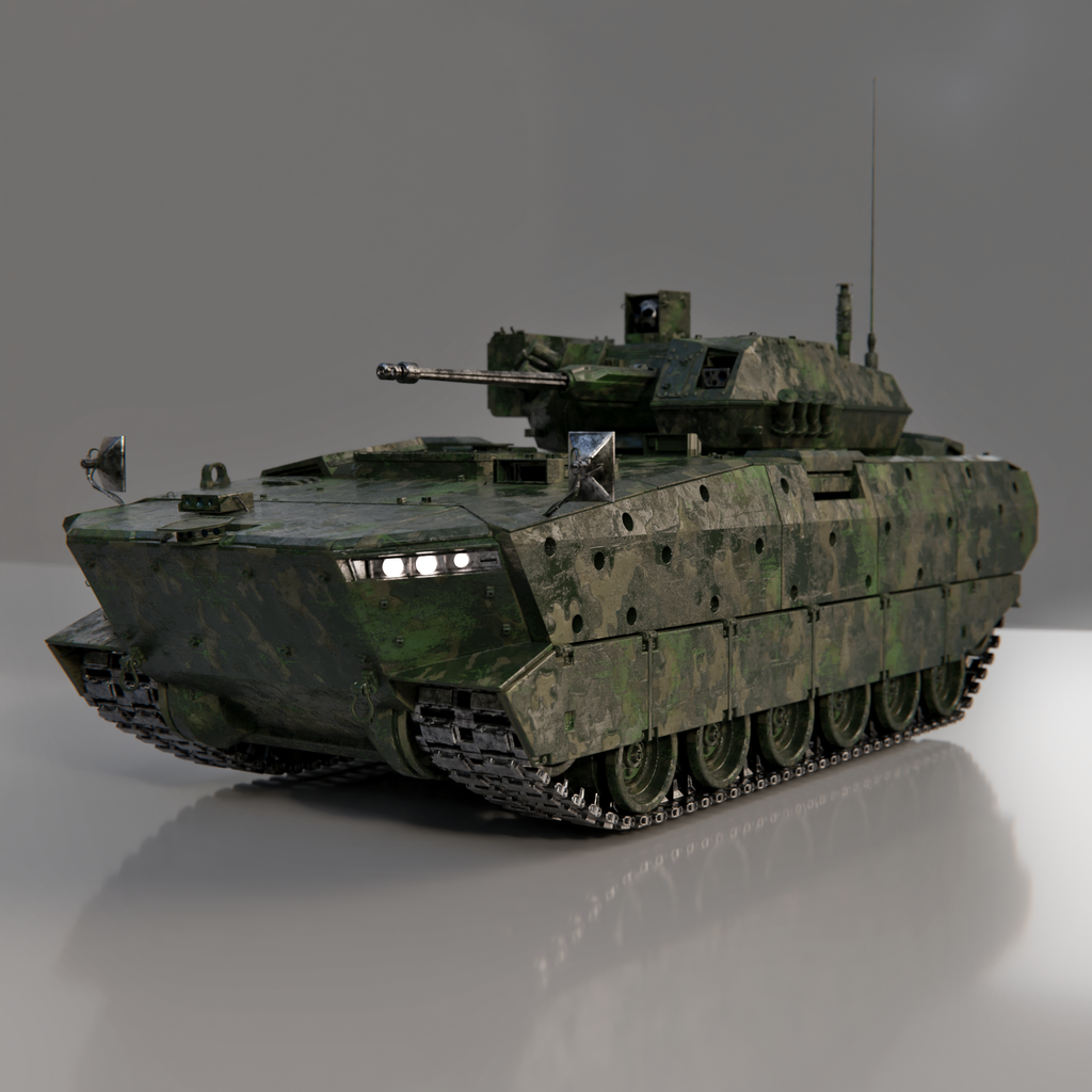 BWP Borsuk Extra Detailed | Military Vehicles models | BlenderKit