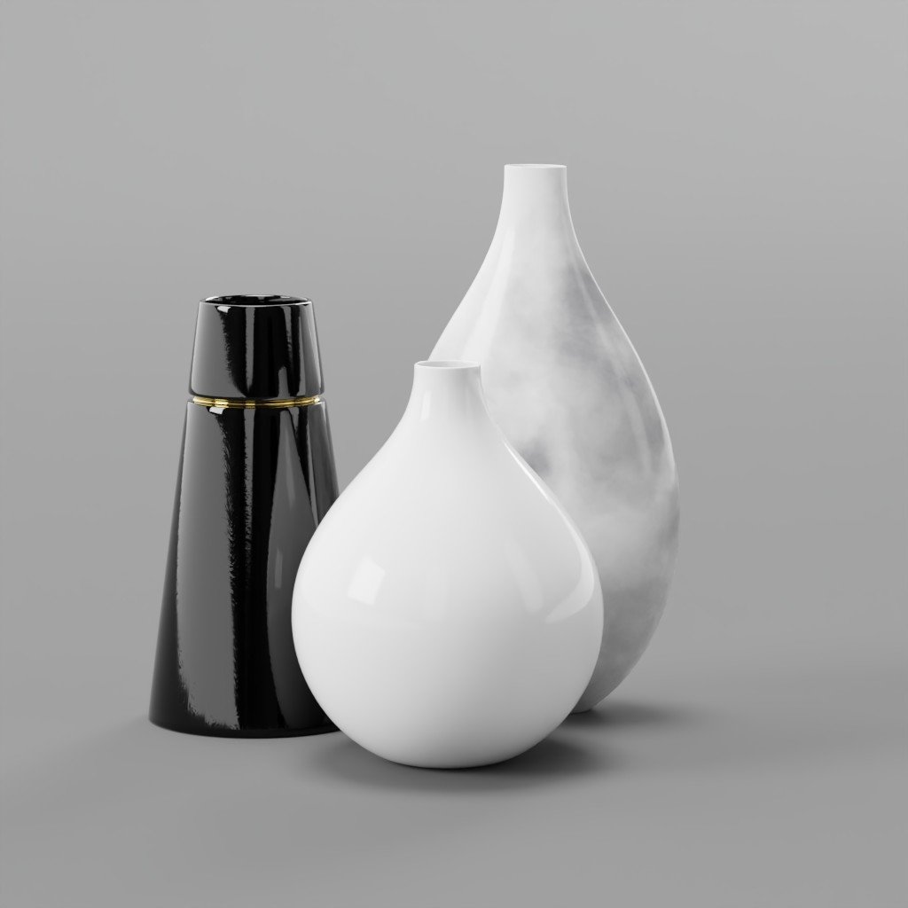 Modern Vases | FREE Vases models | BlenderKit